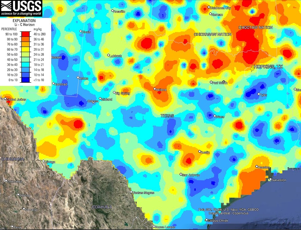 Lithium Lease Bonus and Royalty - Texas Mineral Rights - The Mineral ...